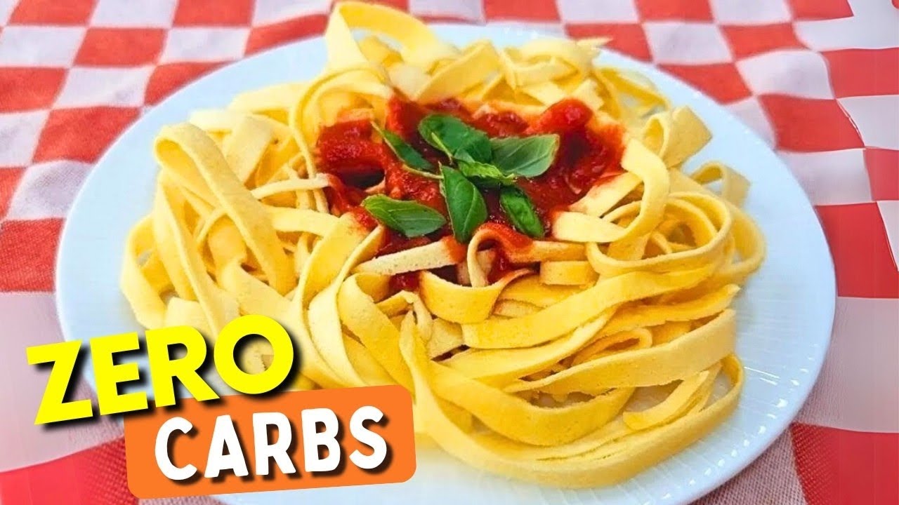 ZERO CARB PASTA! Lose Weight & Lower Blood Sugar - Delicious, Low ...
