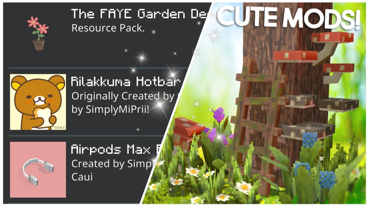 MY SUMMER 2023 MCPE ADDON COLLECTION! 🌻 (Aesthetic Bedrock Mods ...