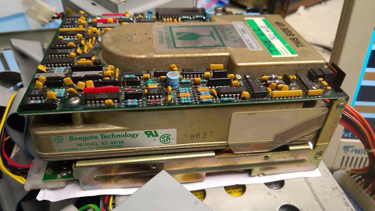 Seagate ST 4038 settings - YouTube