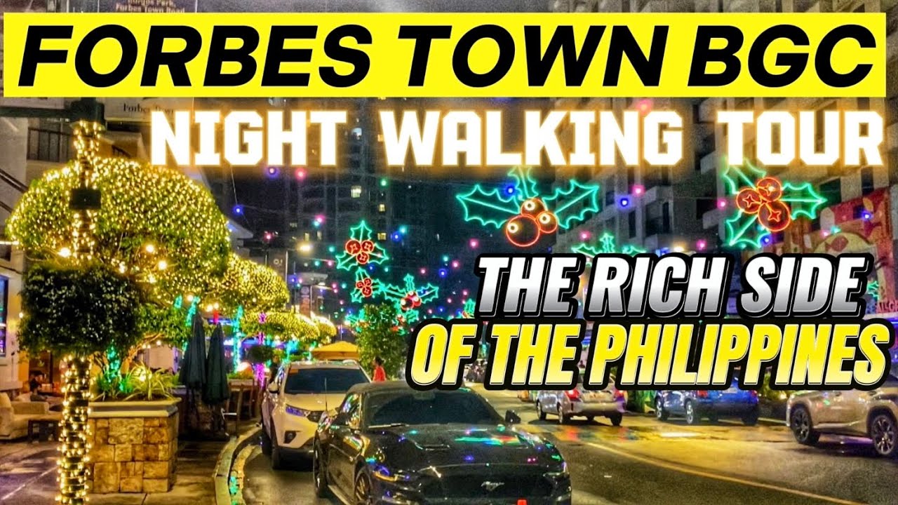 BGC Forbes Town Night Walking Tour | Christmas Vibes At The Avenue of ...