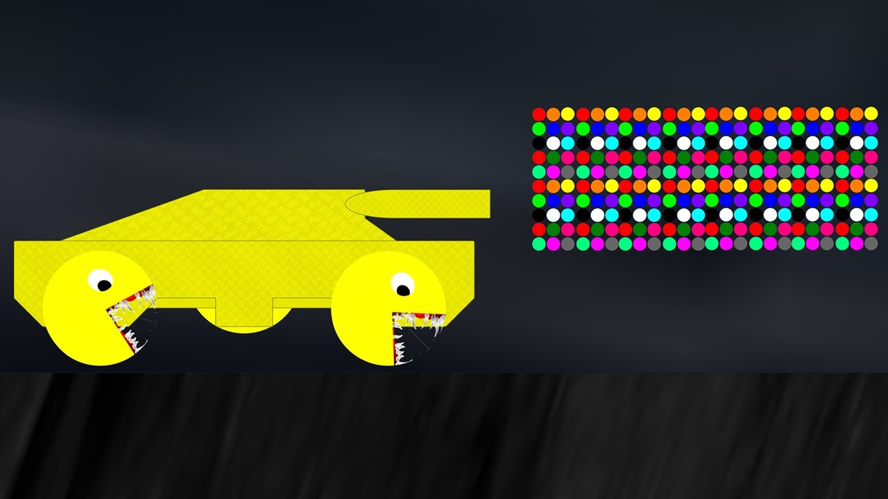 Escape Tank Pacman - Marble Survival Race in Algodoo - YouTube