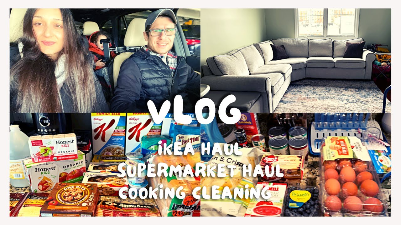 ΚΑΘΗΜΕΡΙΝΟ VLOG ΜΕ ΚΑΘΑΡΙΟΤΗΤΑ ΜΑΓΕΙΡΕΜΑ IKEA HAUL SUPERMARKET HAUL ...