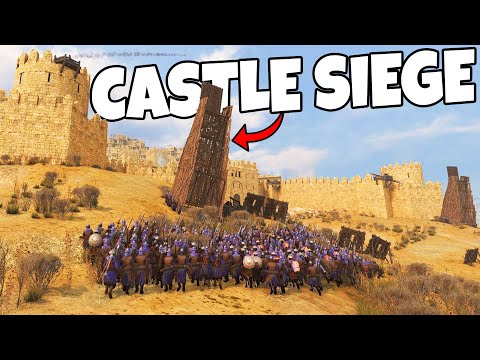 Medieval Army Sieges an Insane NEW Castle Walls Defense... - YouTube