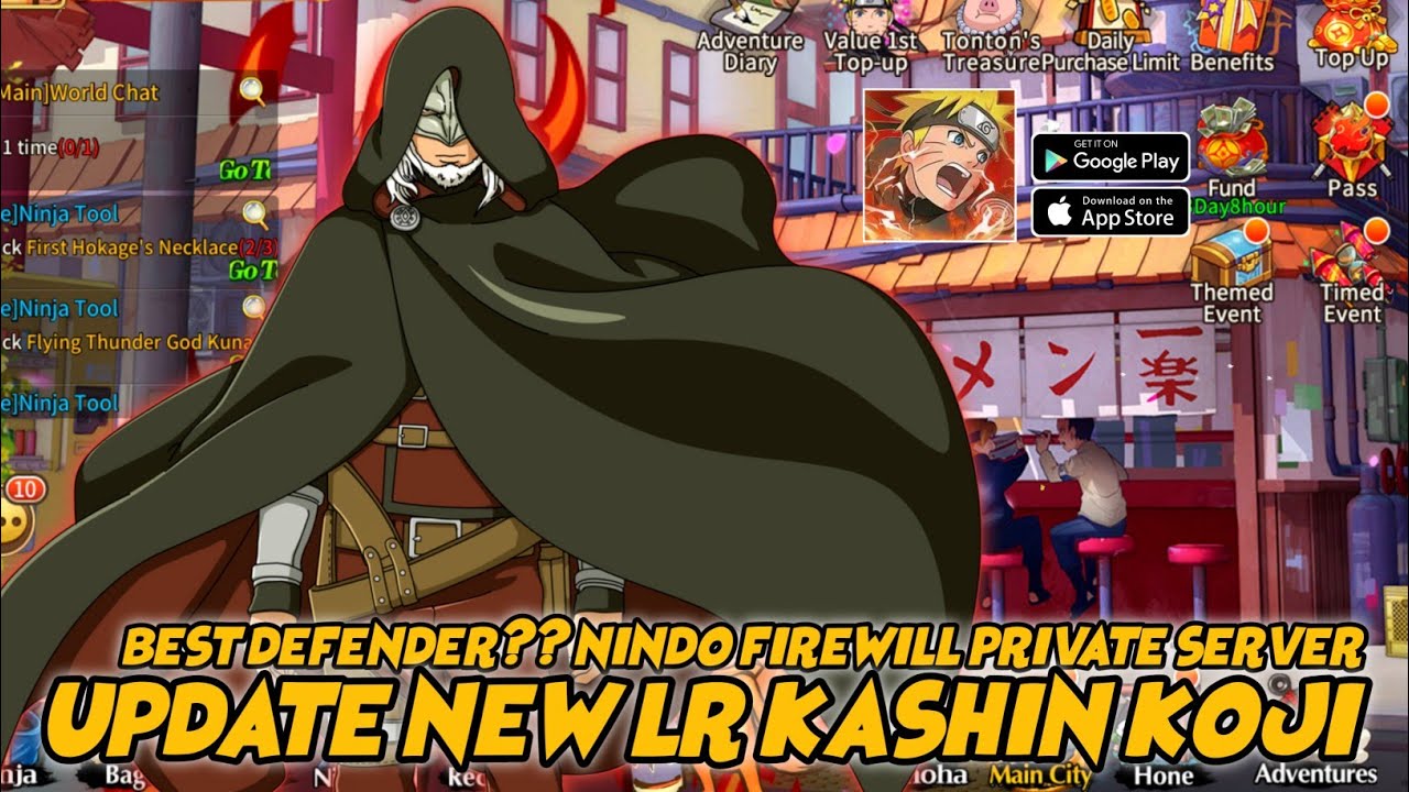 Update New LR Kashin Koji best Defender?? Nindo Firewill P-Server - YouTube