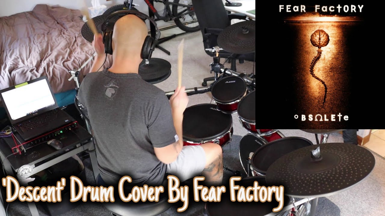 'Descent' Drum Cover By Fear Factory - YouTube