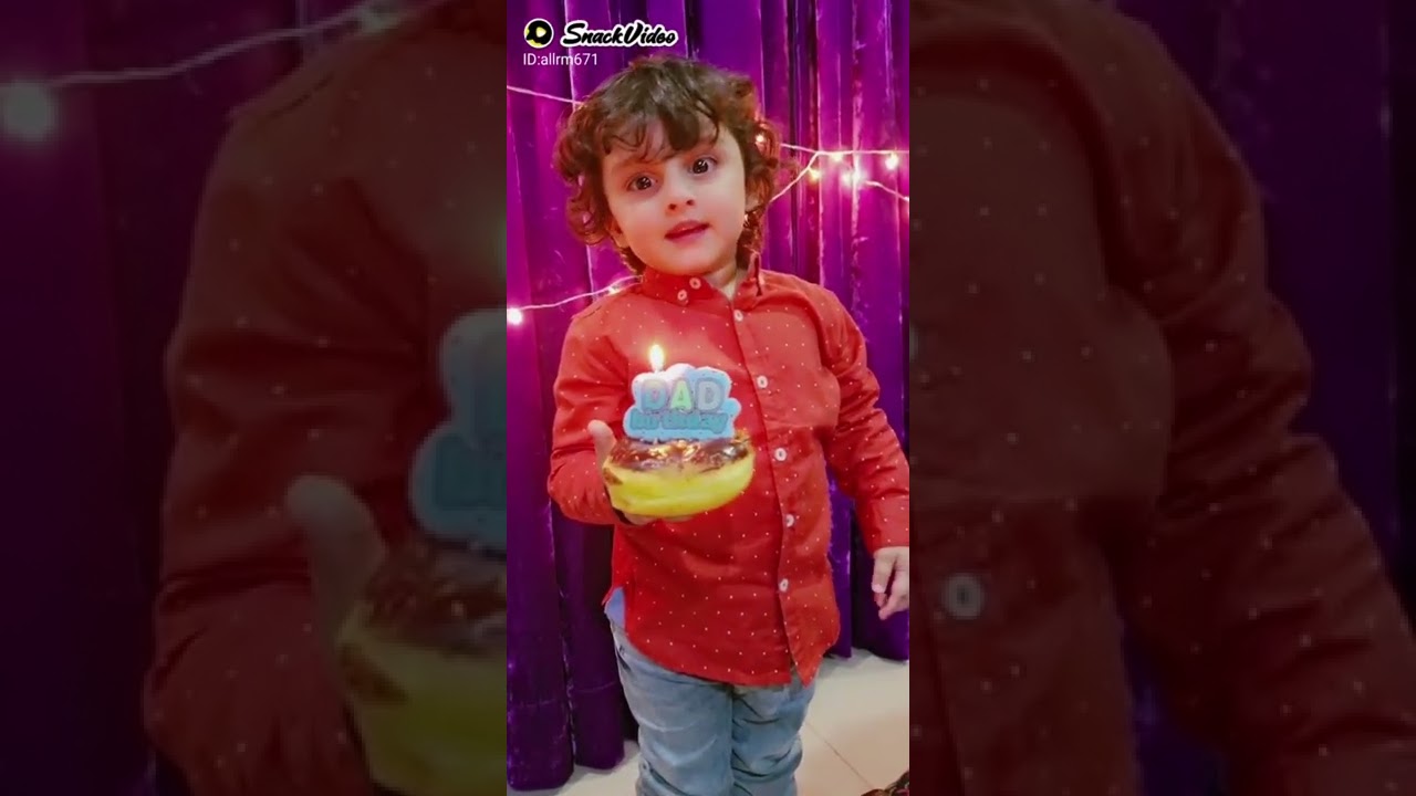 abdul moeez is wishing birthday to baba jaan. - YouTube