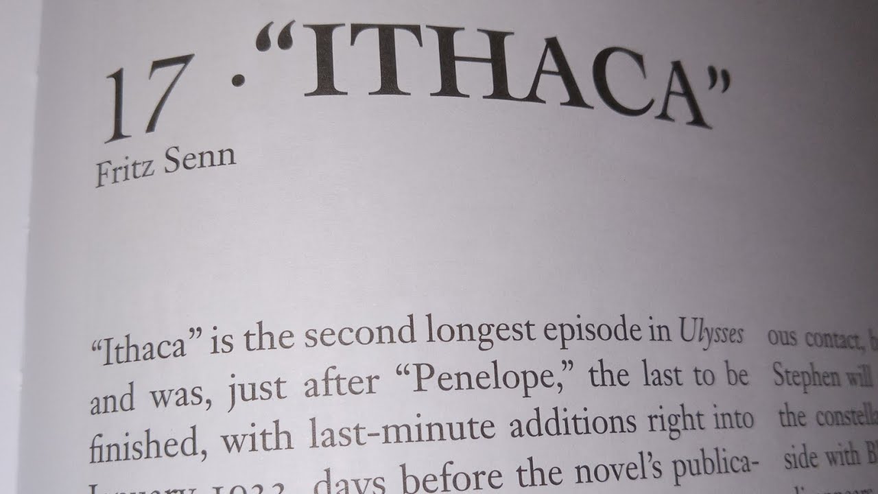 Ulysses, Episode 17/Ithaca (feat. "The Big Dot!") - YouTube