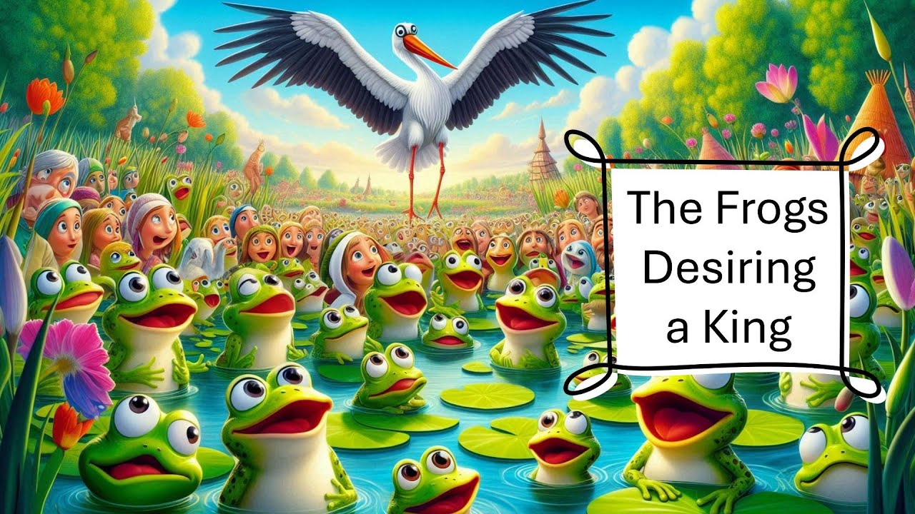The Frogs Desiring a King | moral stories | bedtime kid story | funny ...