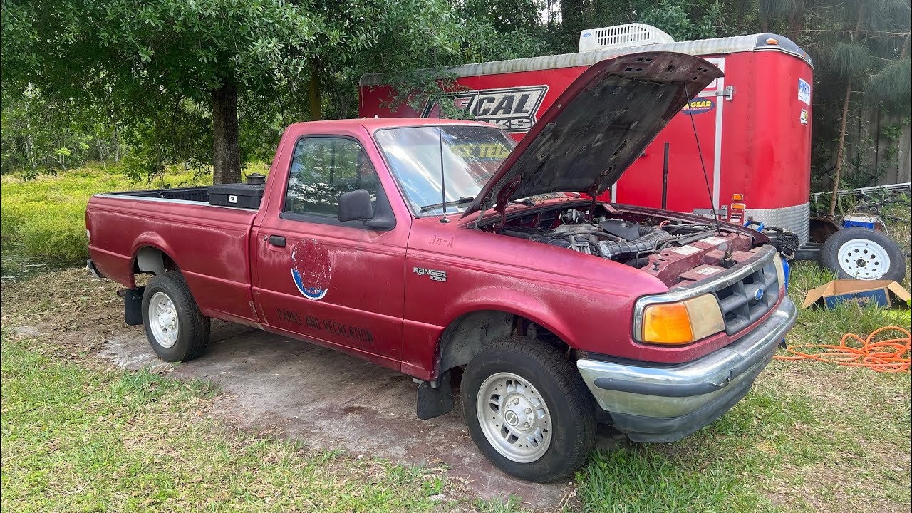 93 Ford Ranger Part 7 Transmission Reinstall And Buttoning Up! (FIRST ...