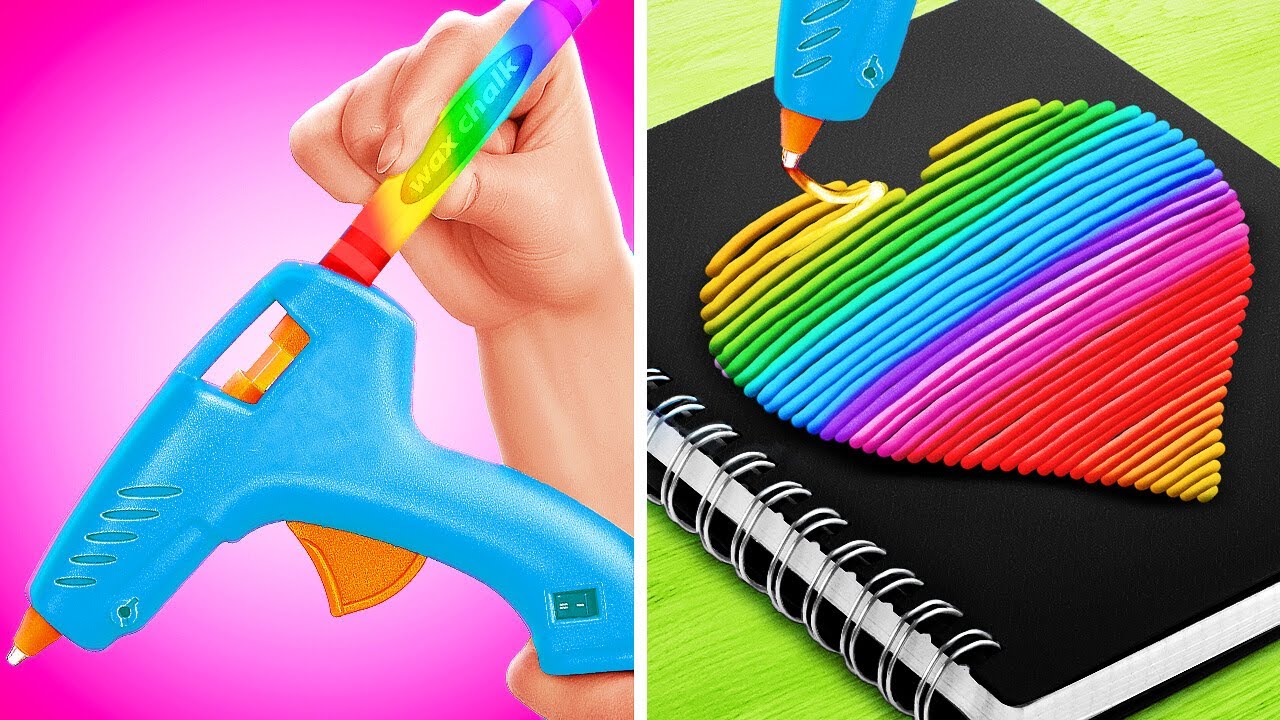 GENIUS DIY SCHOOL HACKS || Easy DIY School Supplies And Crafts by 123 ...