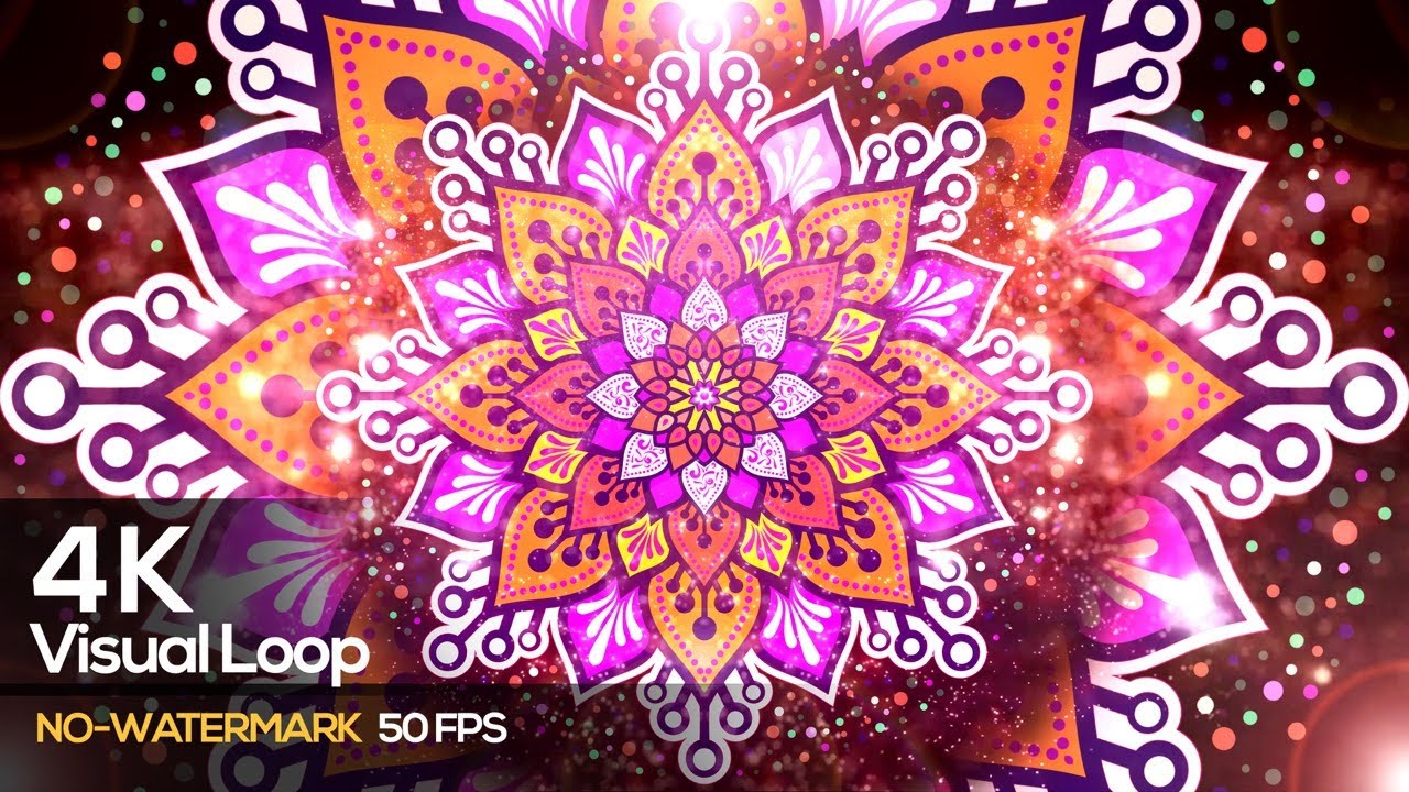 4K VISUAL LOOP ANIMATION RESOLUME (VJ LOOP) - MANDALA ART | INDIAN ...
