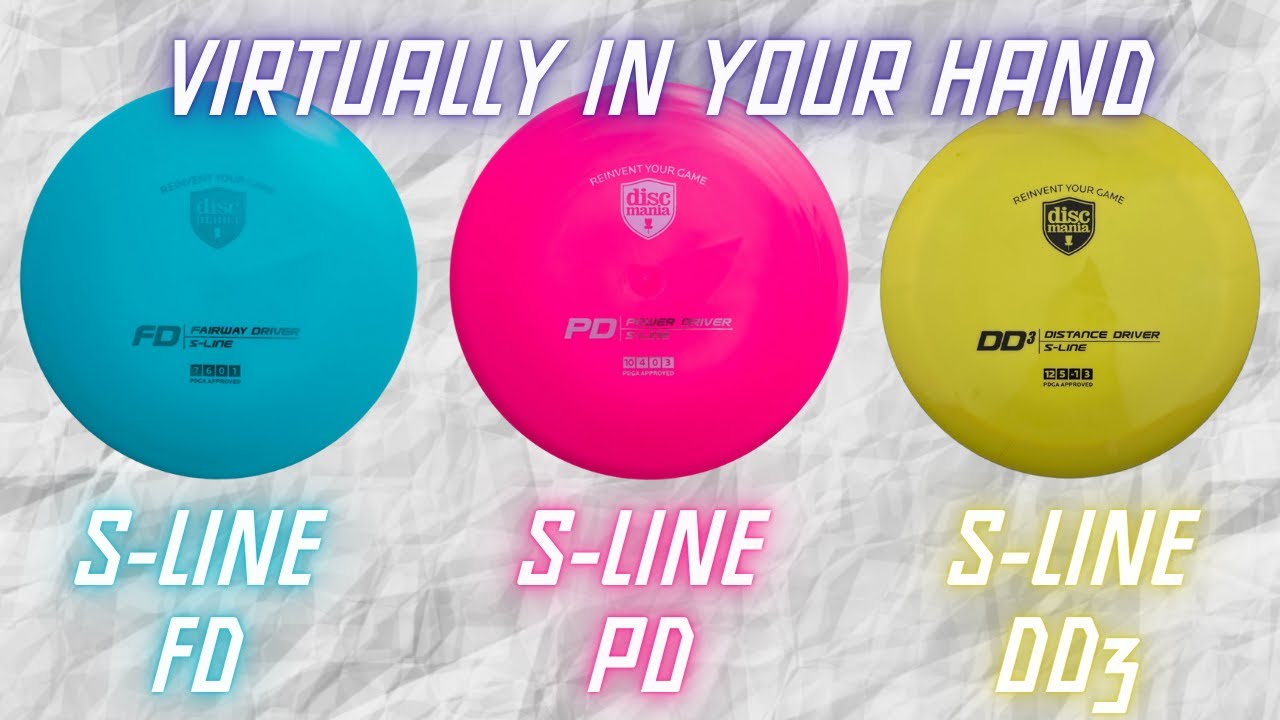 Discmania S-Line FD, PD, & DD3 | Virtually In Your Hand - YouTube