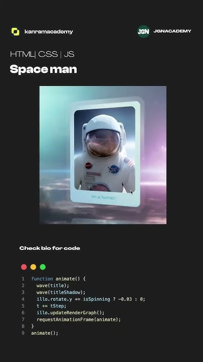 Space Man Html Css Codinglife Codingshorts Shortsviral Programming Software Edit Css3