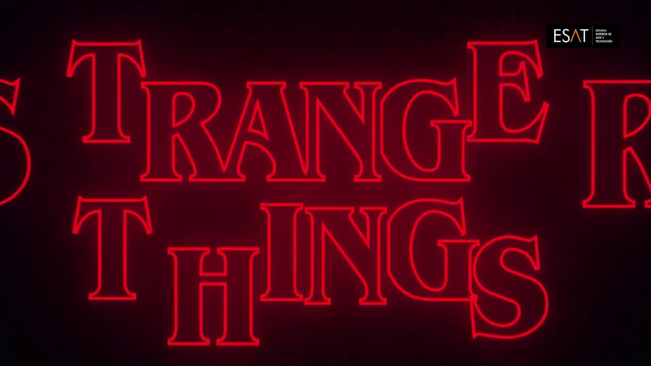 Práctica de Motion Graphics - "Stranger Things" del alumno Santiago ...
