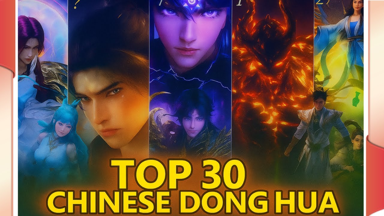 Top 30 donghua anime | 30 best donghua | Best donghua to watch - YouTube