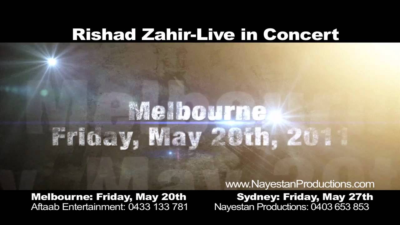 Rishad Zahir Live in Concert - YouTube