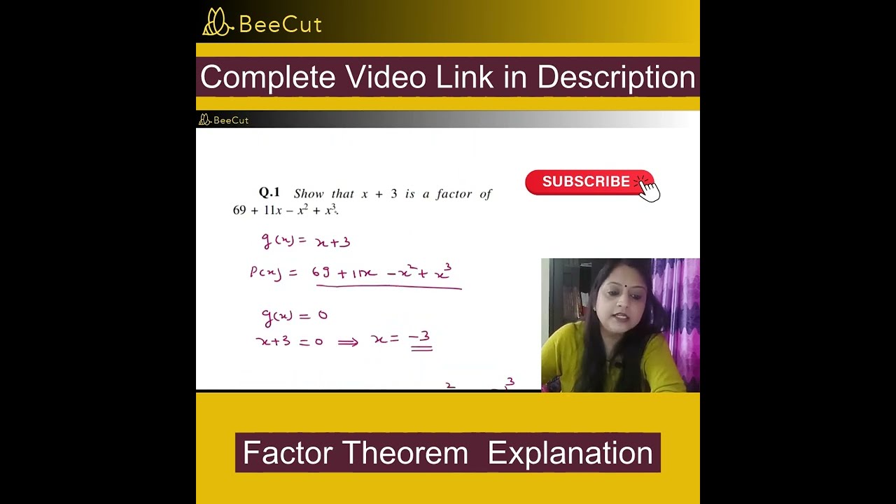 What Is Factor Theorem youtubeshorts polynomials mathstricks YouTube What Is Factor Theorem youtubeshorts polynomials mathstricks YouTube