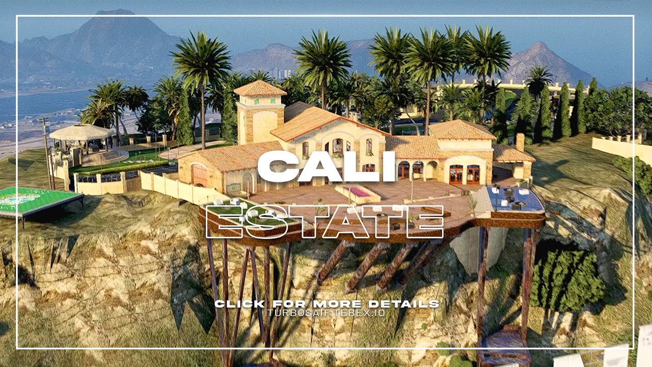 [MAP] Cali Estate Vinewood Mansion FiveM GTA 5 RP Exterior - YouTube