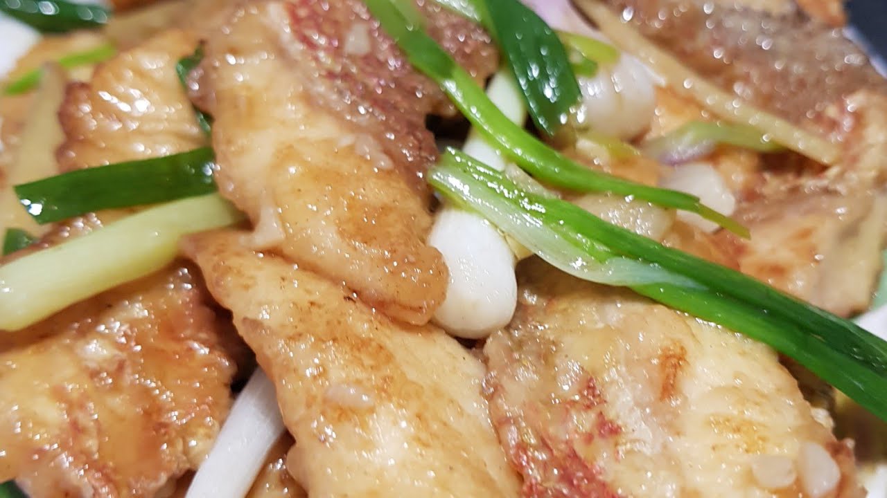 StirFry Fish with Ginger&Spring onion - YouTube