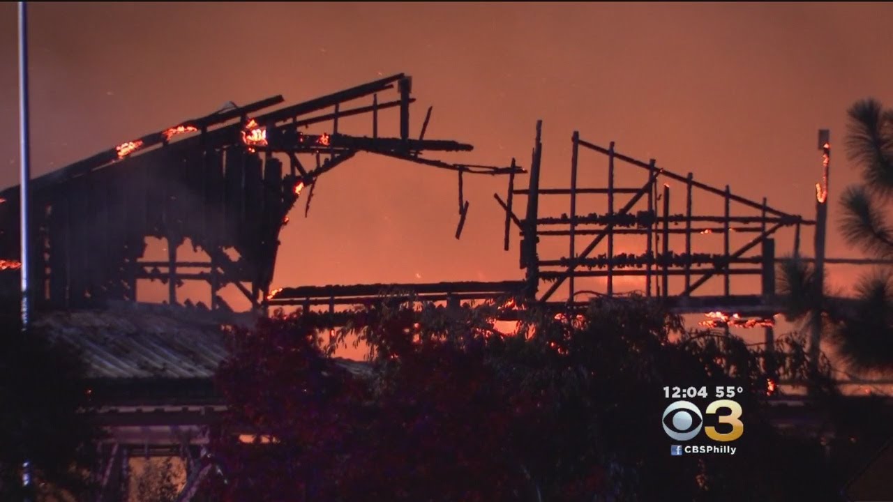Overnight Fire Reduces Wiley Farms To Rubble - YouTube
