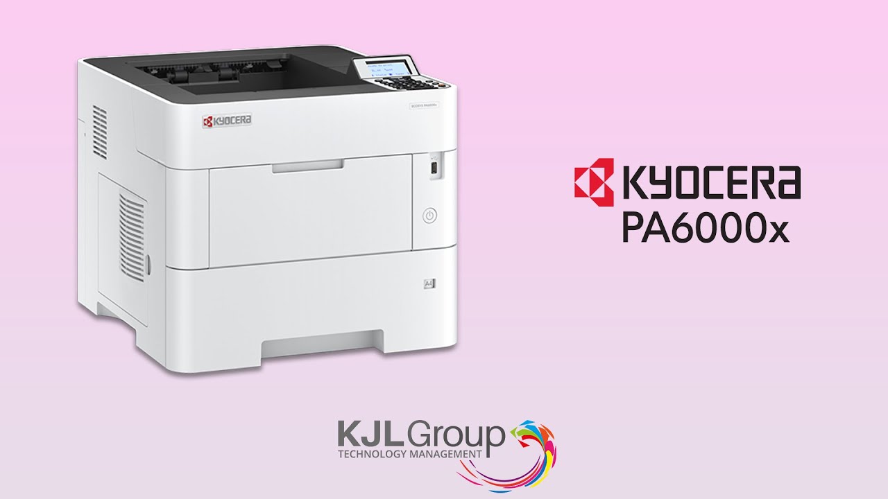 Kyocera PA6000x A4 Mono Printer - YouTube