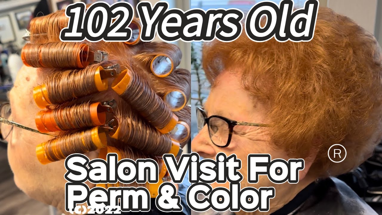 Salon Visit For Perm & Color 🥰🥰🔥 - YouTube