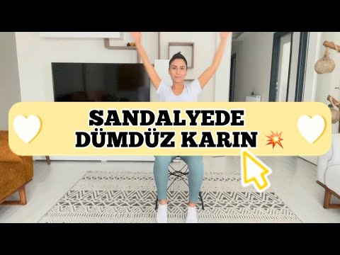 SANDALYE İLE DÜMDÜZ KARIN 💥 (ETKİLİ VE KOLAY) HEMEN UYGULA