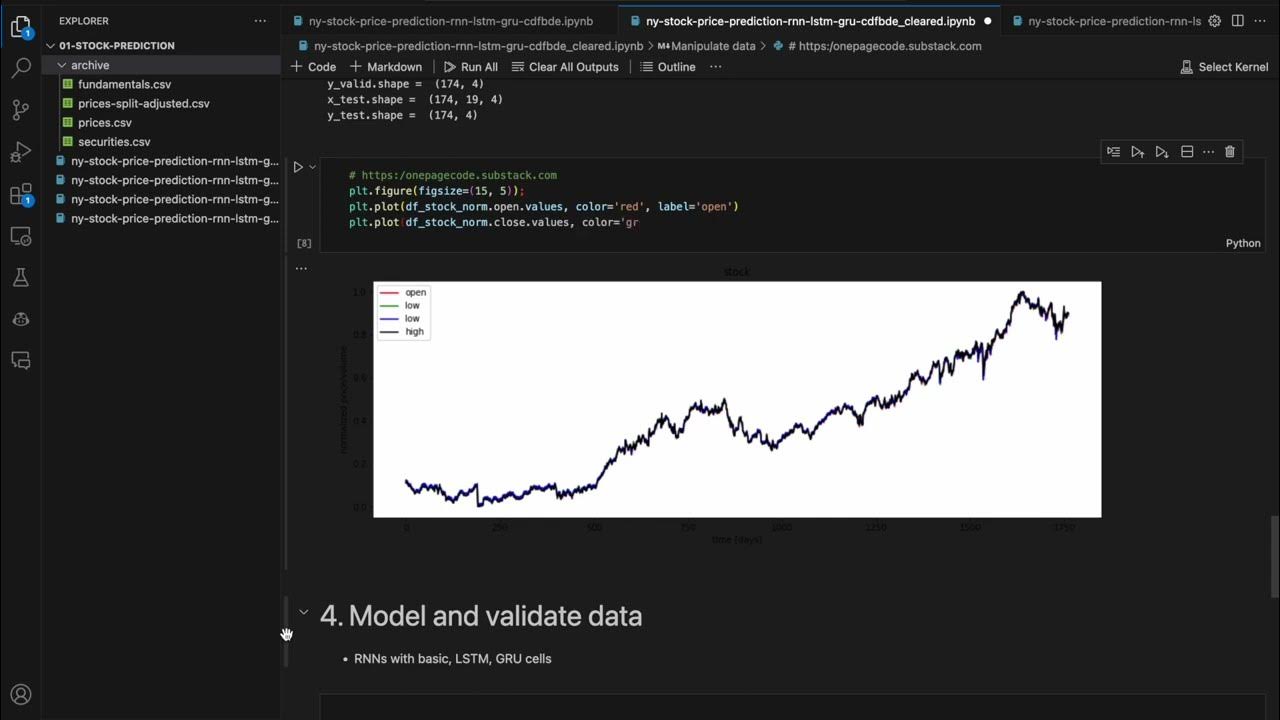 Forecasting stock using machine learning - YouTube