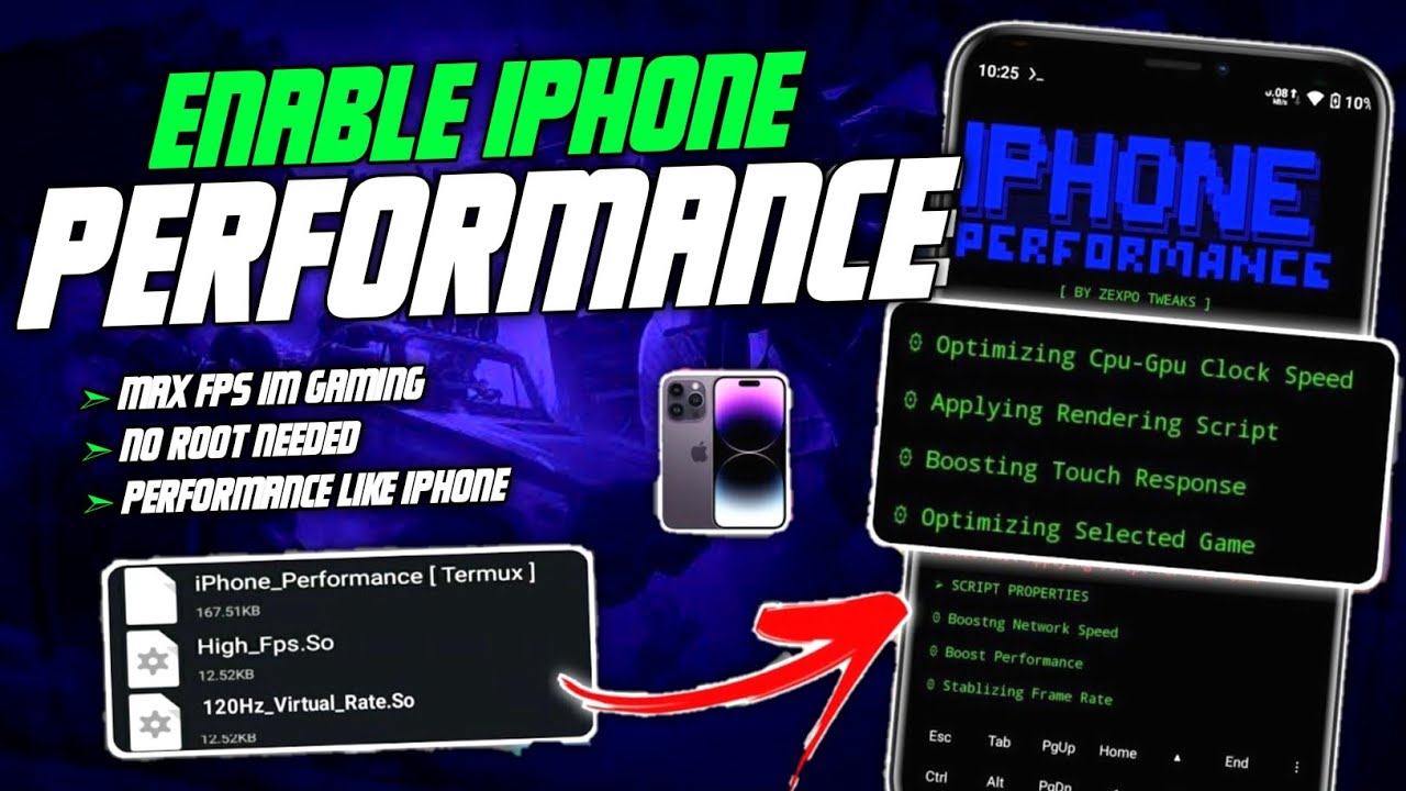 How To Enable IPHONE PERFORMANCE : Get More FPS + Max PERFORMANCE - YouTube