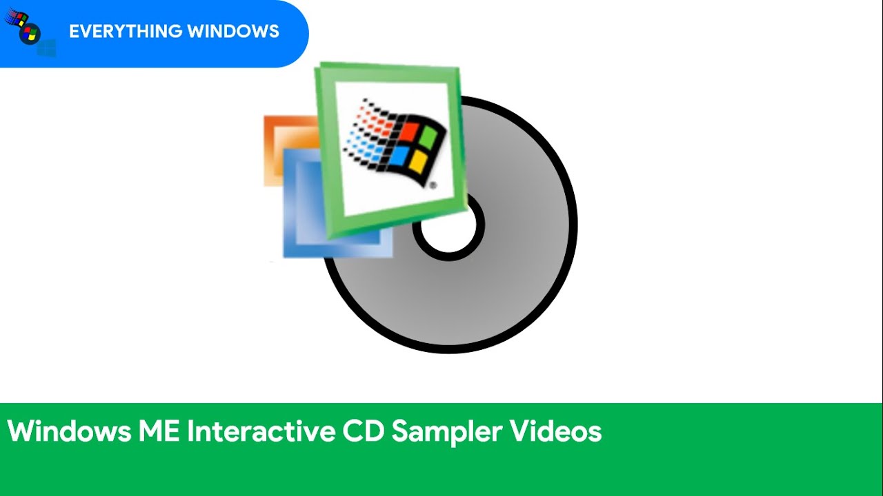 Windows ME Interactive CD Sample videos - YouTube