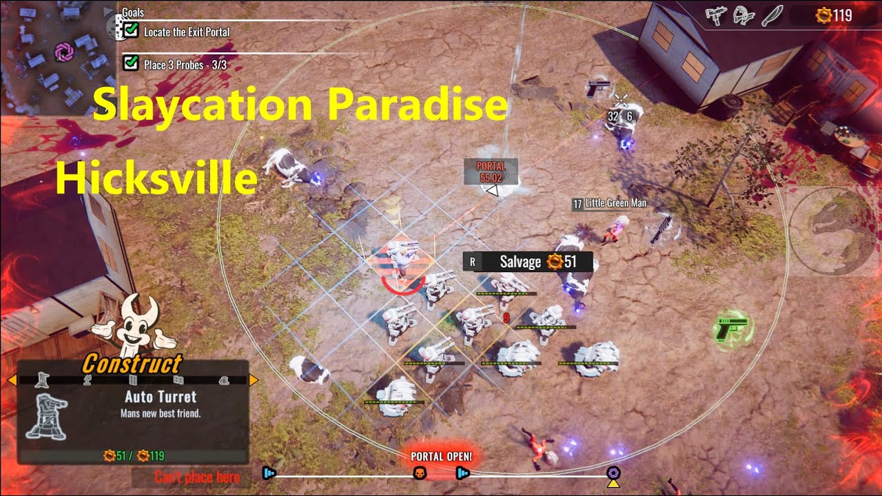 Slaycation Paradiseภารกิจต้านฝูงศัตรูที่จะมาทำลายฐานของเราตามเวลาที่ ...