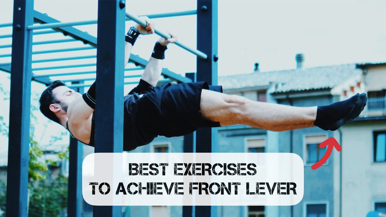 THE BEST EXERCISES TO ACHIEVE FRONT LEVER. 7 years experience trust me ...