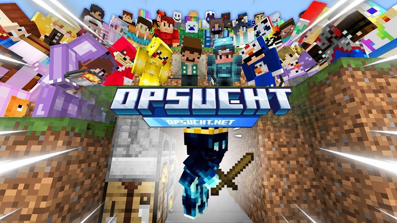 MINECRAFT MANHUNT GEGEN 100 SPIELER - OPSUCHT PVP ARENA! - YouTube