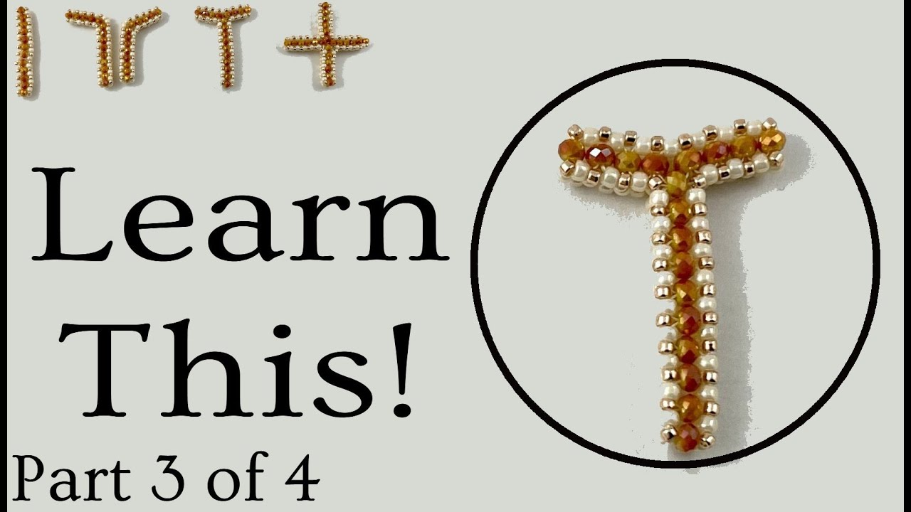 Cubic Right Angle Weave - 3-Way Intersection - YouTube