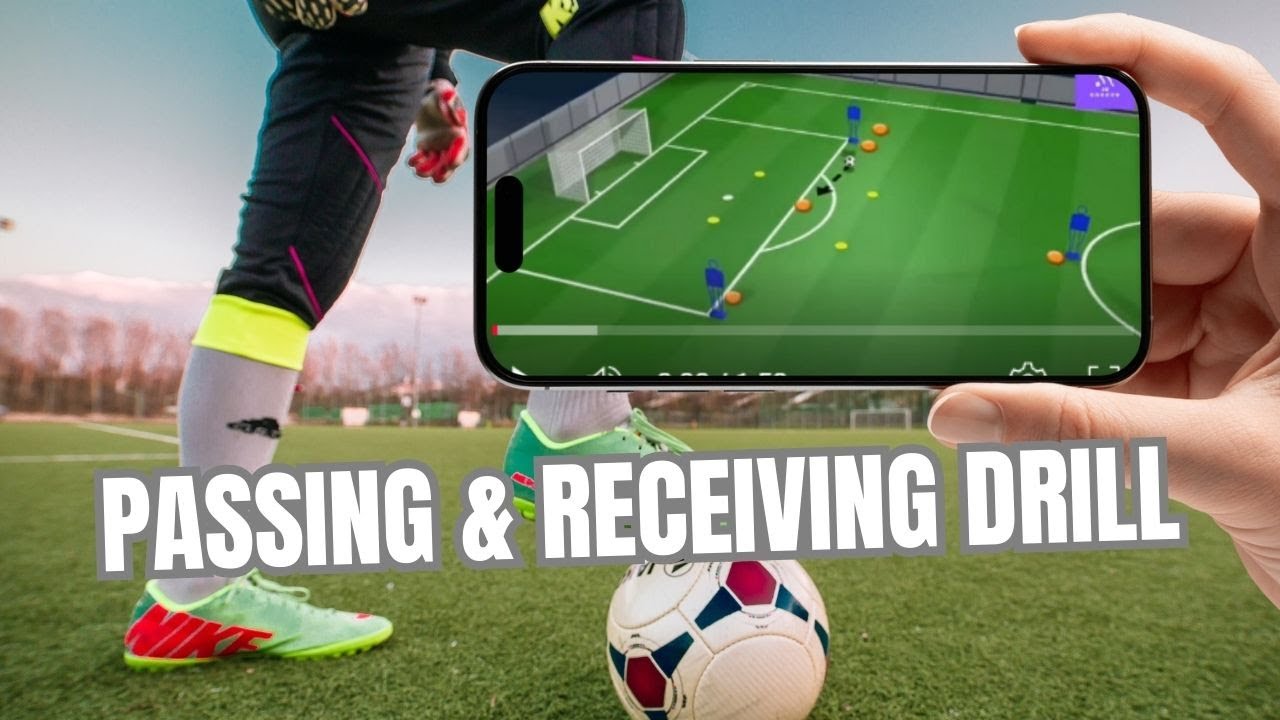 Passing Activation Drill | Turn & Play Forwards | Soccer Drill - YouTube