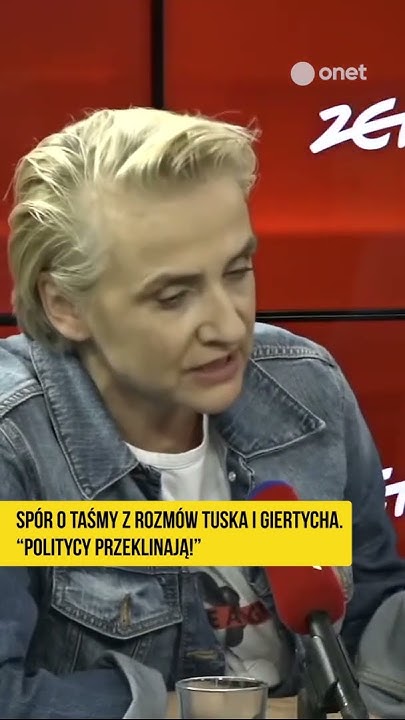 Spór o taśmy z rozmów Donalda Tuska i Romana Giertycha. “Politycy przeklinają!” | OnetNews - YouTube