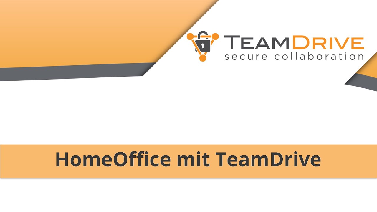 Home Office mit TeamDrive - YouTube