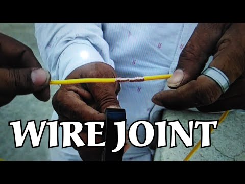 Proper Joint of Electrical Wires_MVT Skills, Proper Cable Joint of ...