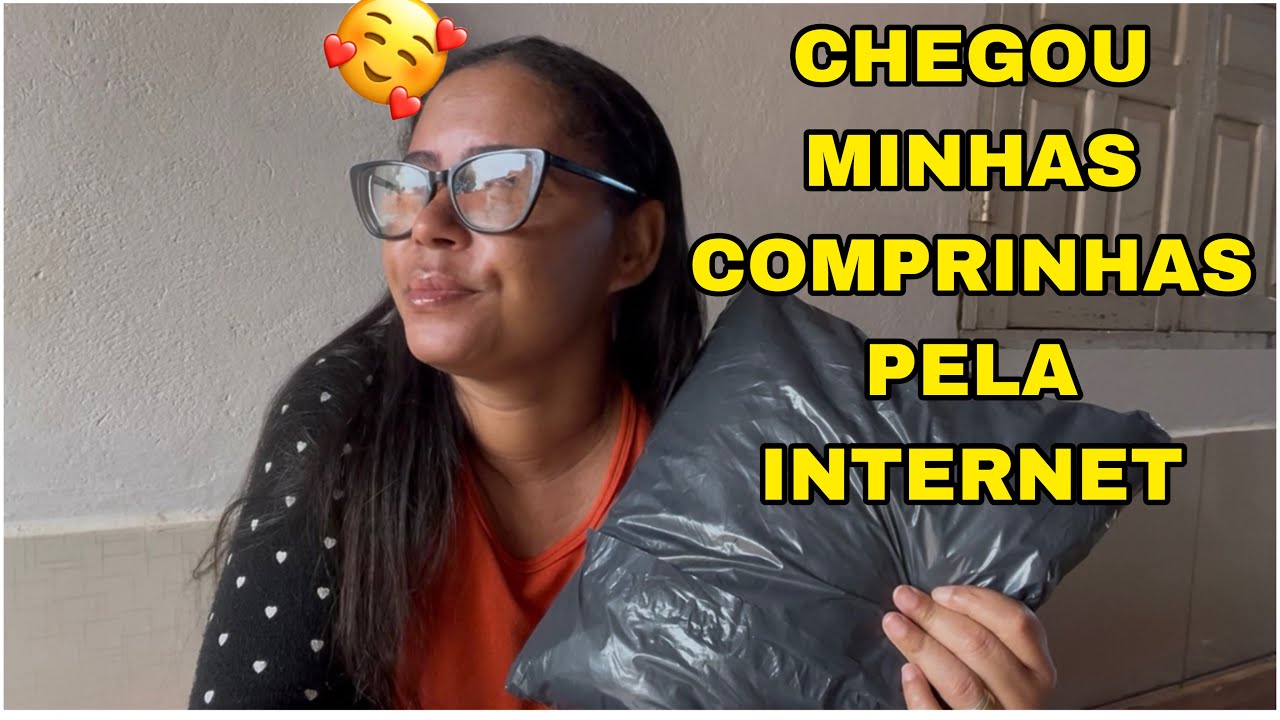 CHEGOU MINHAS COMPRINHAS PELA INTERNET 😍 - YouTube