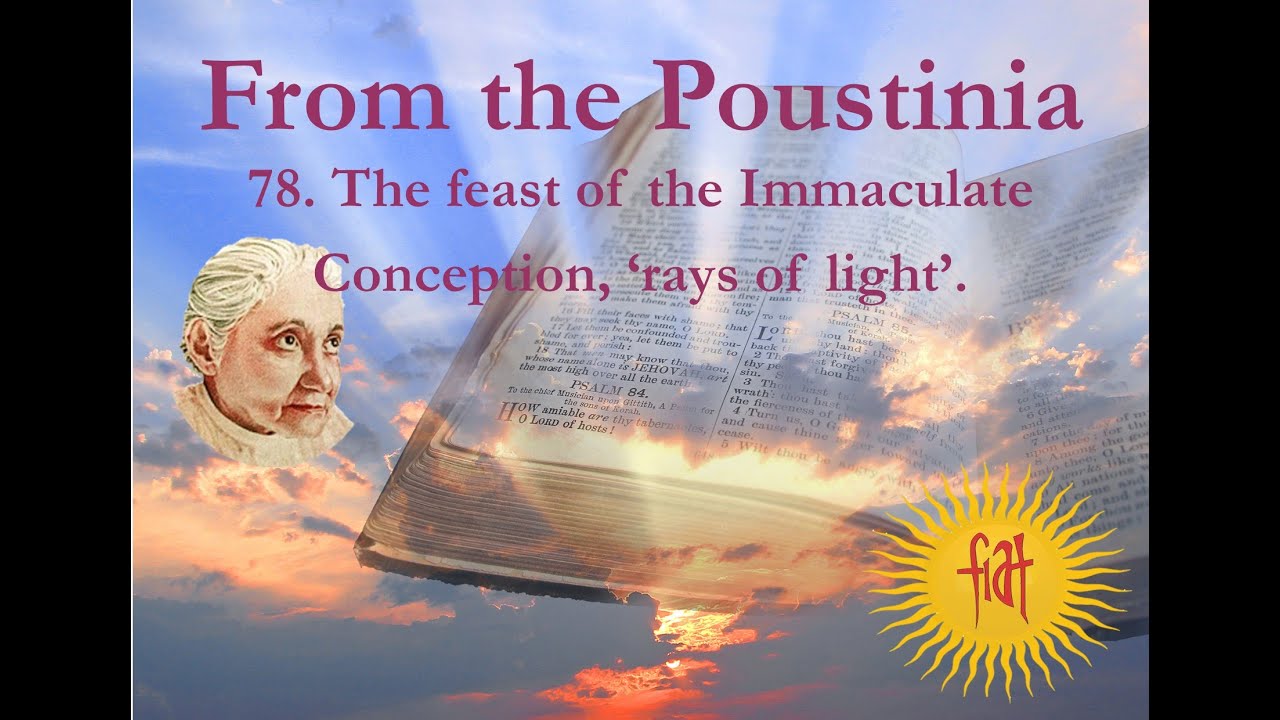 78. The Immaculate Conception, 'rays of light'. - YouTube