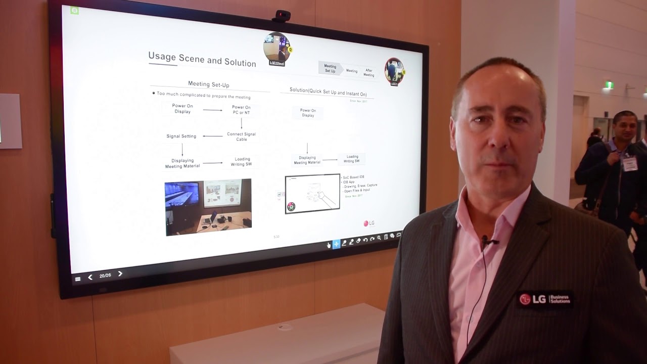 LG Interactive Whiteboard Panel (Smartboard) - YouTube
