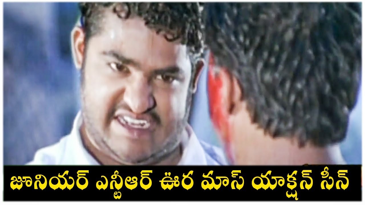 Subbu Telugu Movie || NTR Fight with Eve Teasers || jr NTR Action Scene ...