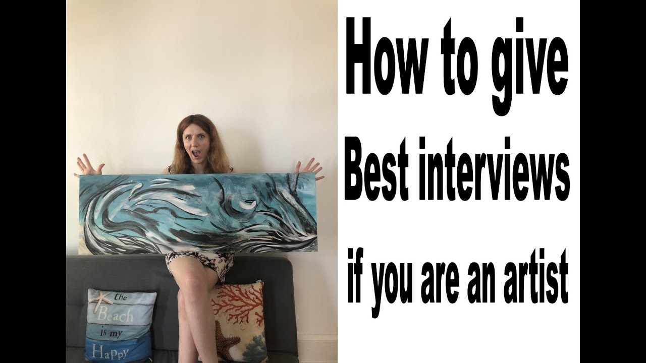 How does an artist do interviews on camera? Best Art NYC - YouTube