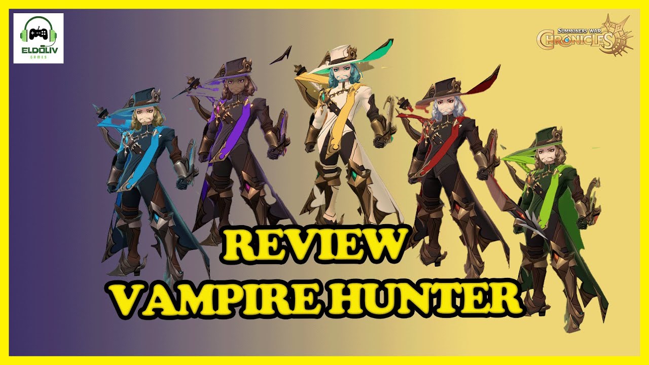 Review Vampire Hunter, qual pegar?- Summoners War: Chronicles - YouTube