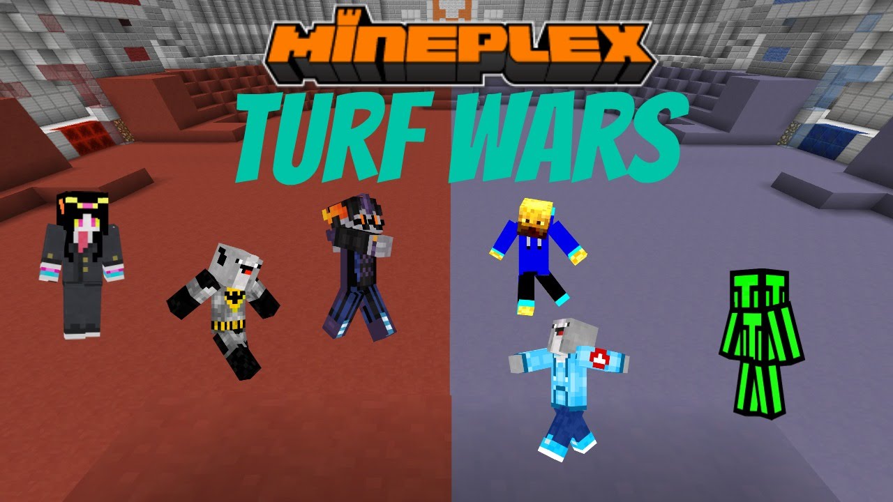 Minecraft / Mineplex / Turf Wars / WAAAAH / Friends - YouTube