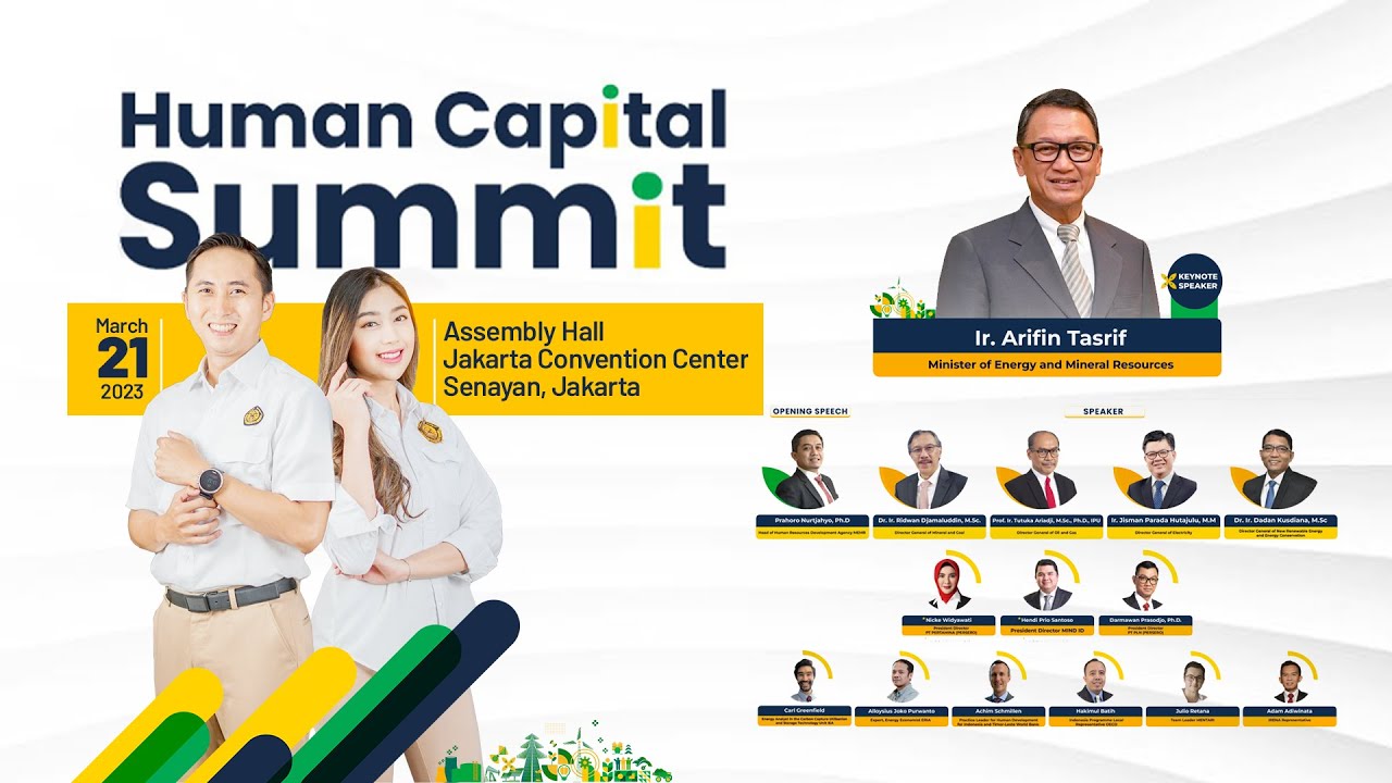 High Level Human Capital Summit; Human Capital Development towards Net ...