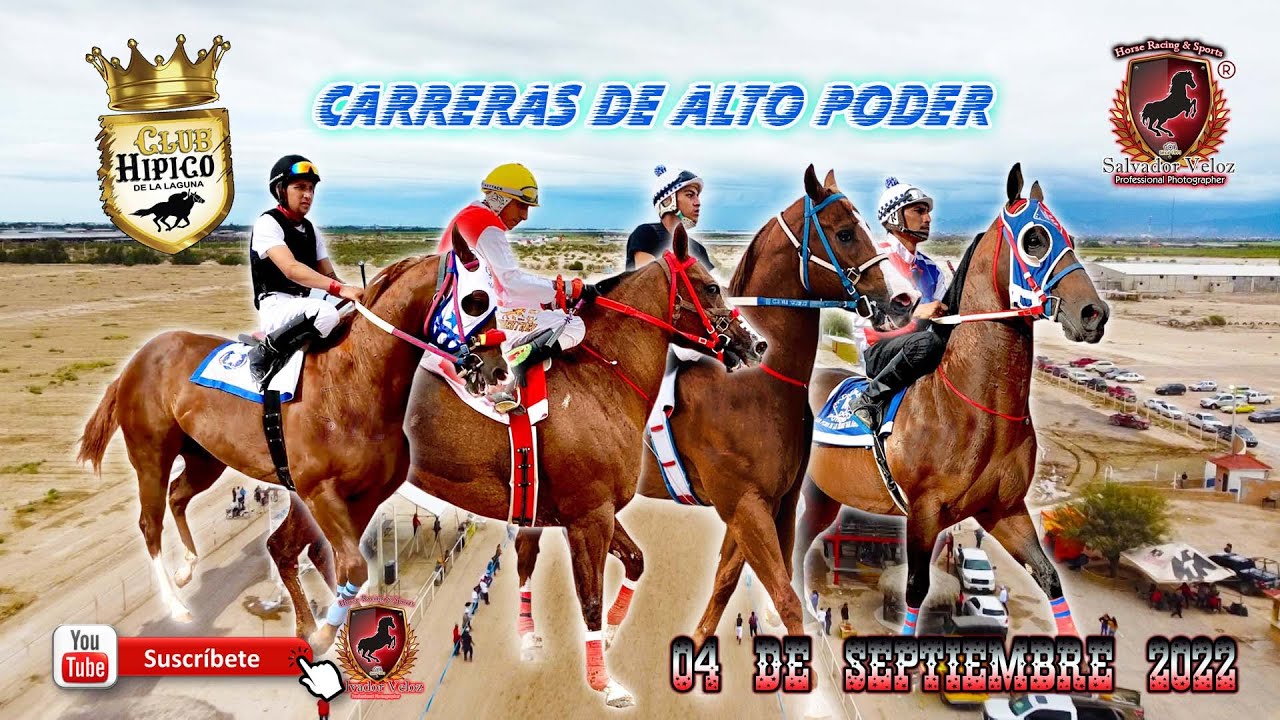 Carreras Hípico Laguna 04 de Septiembre Carreras de Alto Poder ...