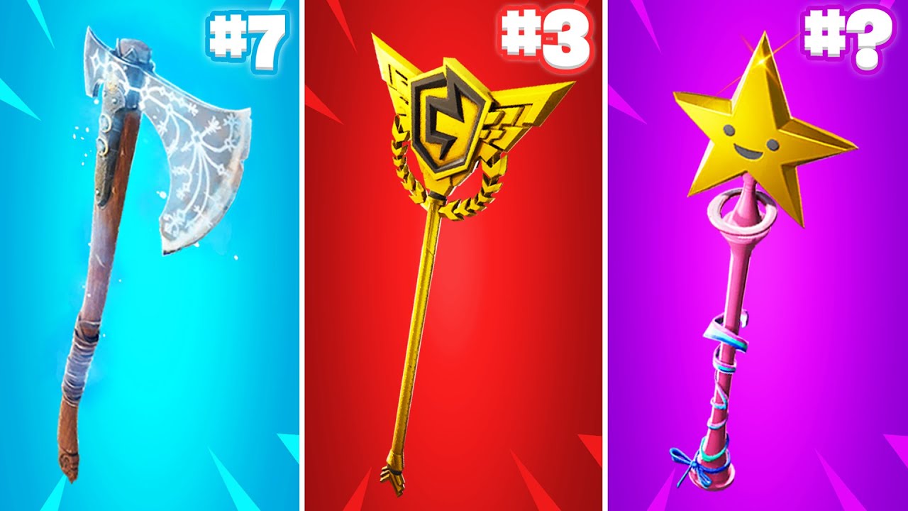 20 Most TRYHARD Fortnite Pickaxes! - YouTube