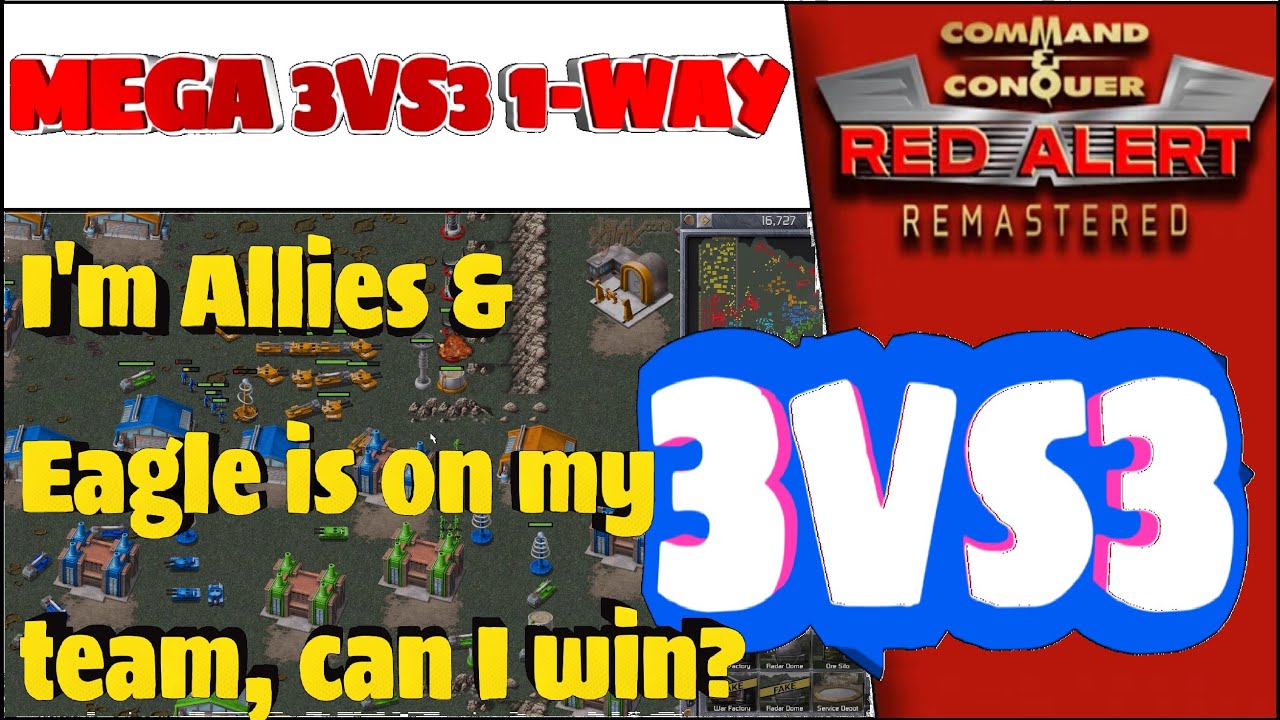 (549) - C&C Remastered - Mega 3vs3 1-Way - 3vs3 - YouTube