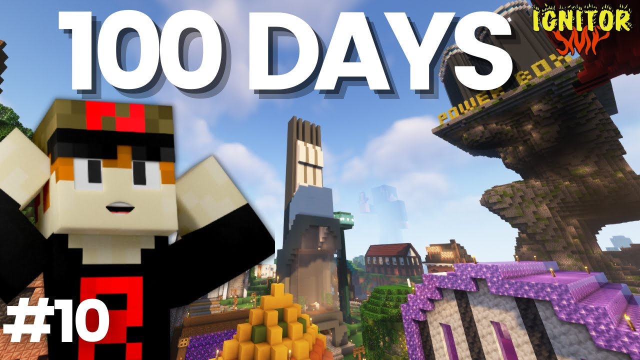 100 Epic Days on a Minecraft Content Creator Server: Documenting the ...